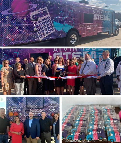 Alvin ISD unveils STEM Bus | Alvin Independent School District