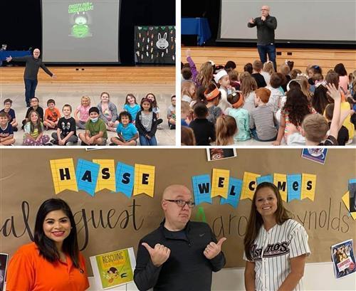 Special guest author visits Hasse Elementary | Alvin Independent School ...