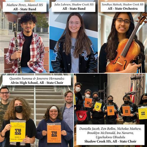 11 Alvin ISD students chosen for All-State Band, Choir, and Orchestra ...